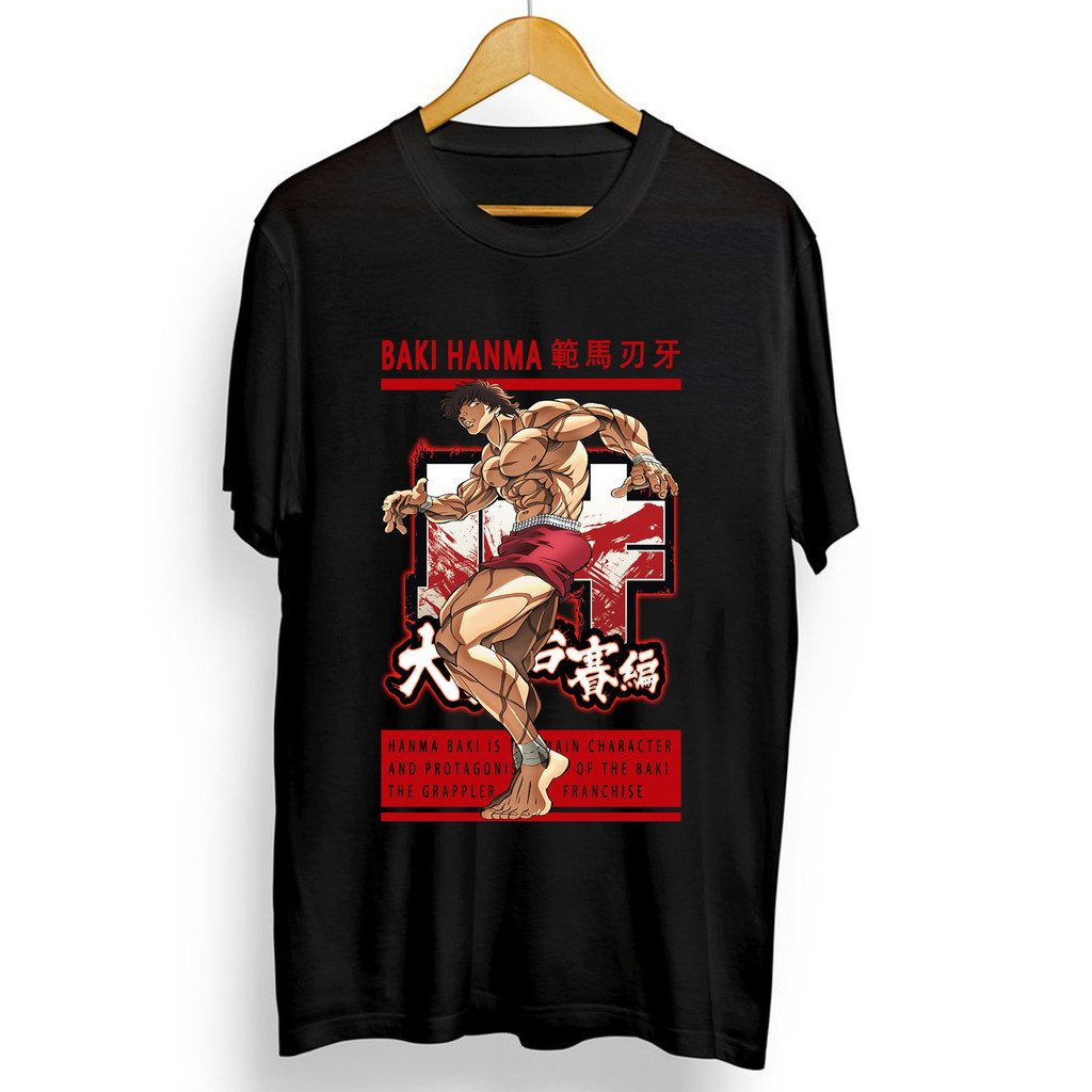 Baki Hanma Baki The Grappler Manga Yujiro Hanma Baki Anime New T-Shirt ...