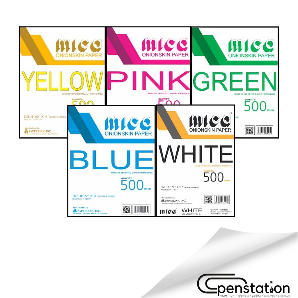 MICA Onionskin Paper 500 Sheets 42gsm | Shopee Philippines