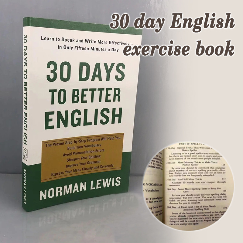 30 Days Improve English Skills Thirty to Better Classic Learning Book ...