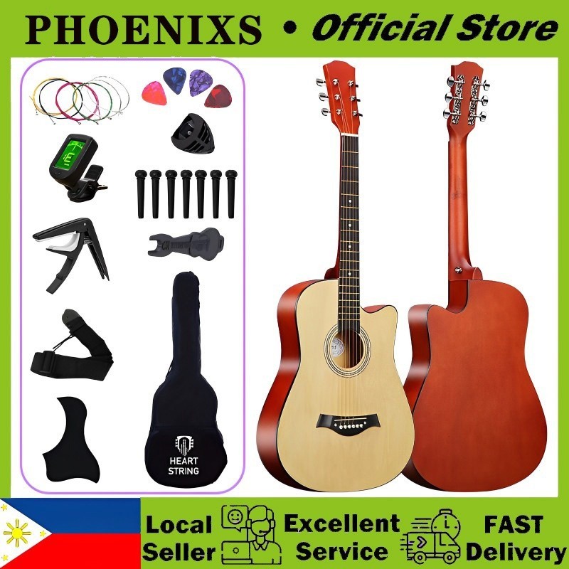 Guitar38/41Inch Acoustic Guitar Low Action Gitara Original Suitable for ...