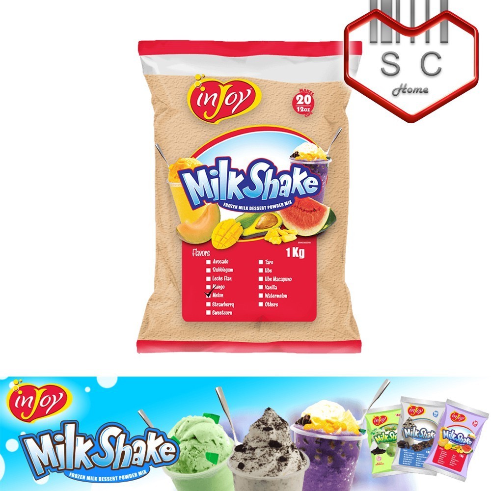 Injoy Melon Milkshake Milk Shake Powder 1kg Supercharge | Shopee ...