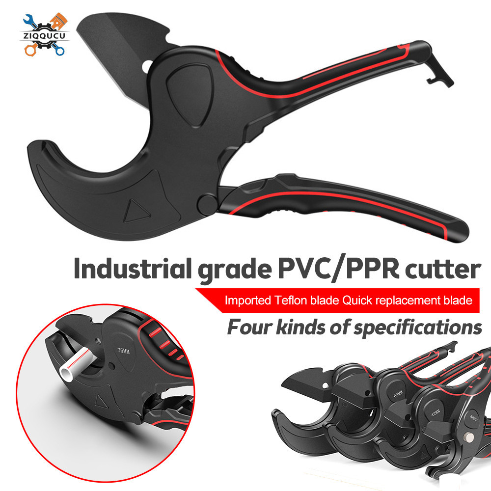 Ziqqucu Ratchet-type Pipe and PVC Cutter One-hand Fast Pipe Cutting ...