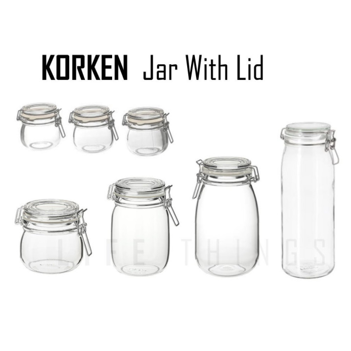 Best Selling!! 1 liter JAR Clear Glass Bottle With Lid/Glass JAR/Clear ...