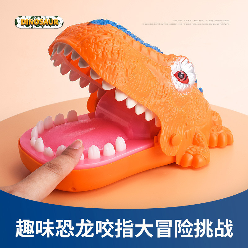 Influencer Children Bite Finger Crocodile Teeth Dinosaur Extraction ...