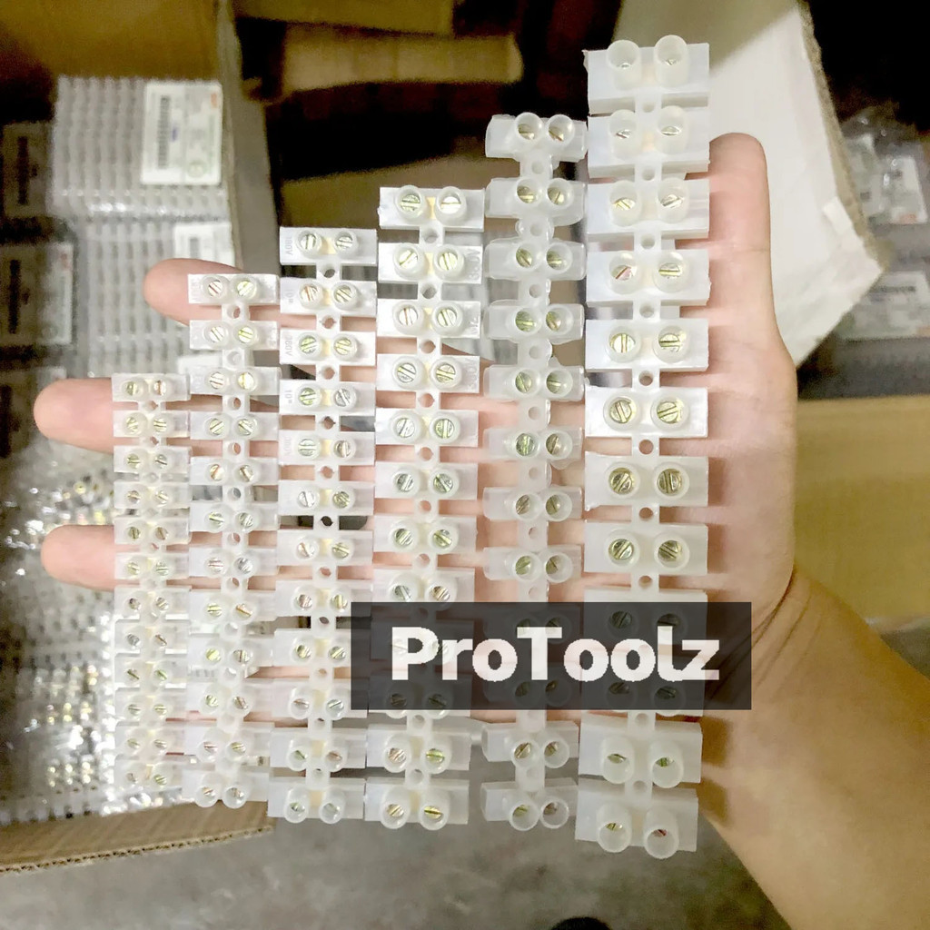 Terminal Block Plastic Wire Connector Strip Barrier Screw 5A 10A 15A ...