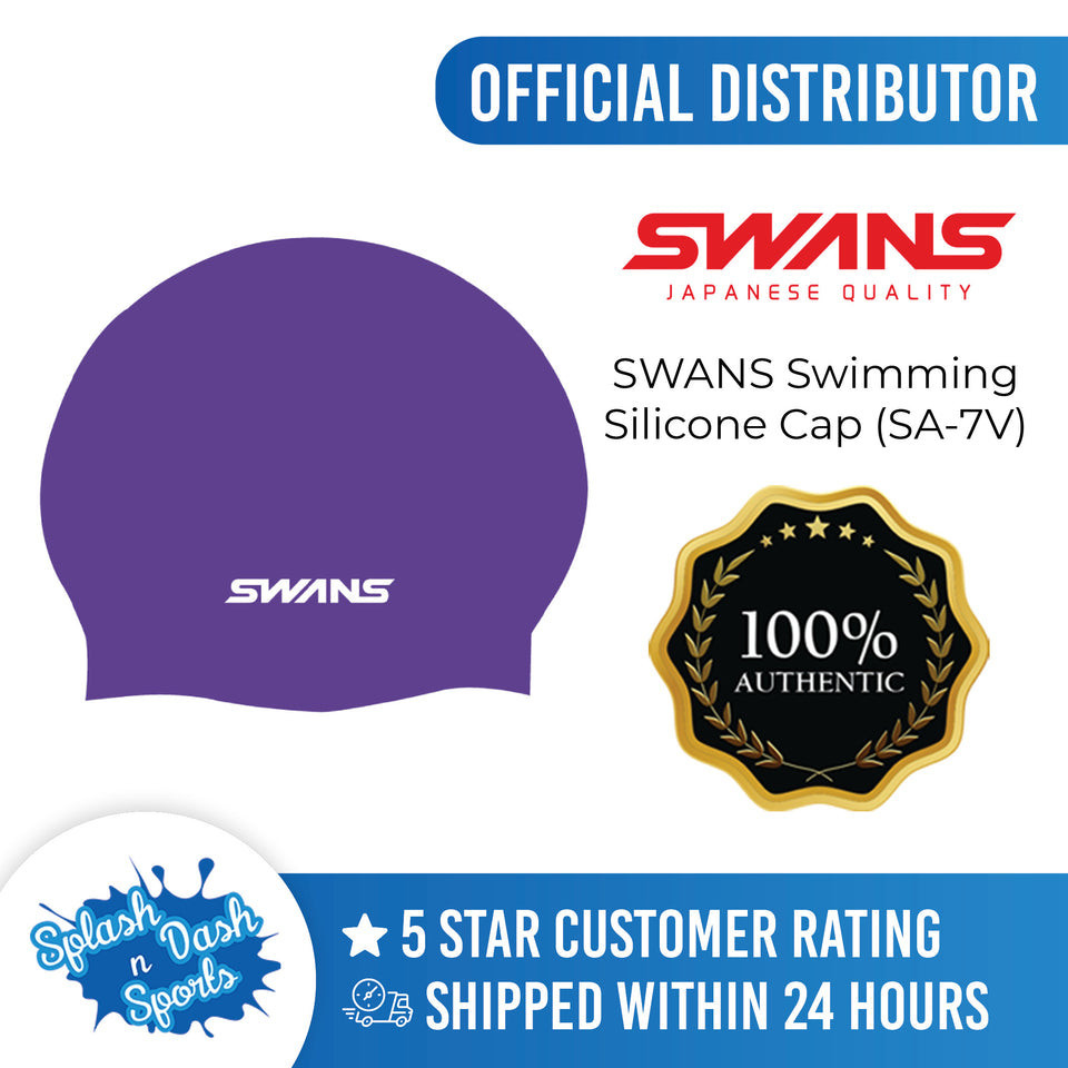 SWANS Swimming Silicone Cap (SA-7V) | Shopee Philippines