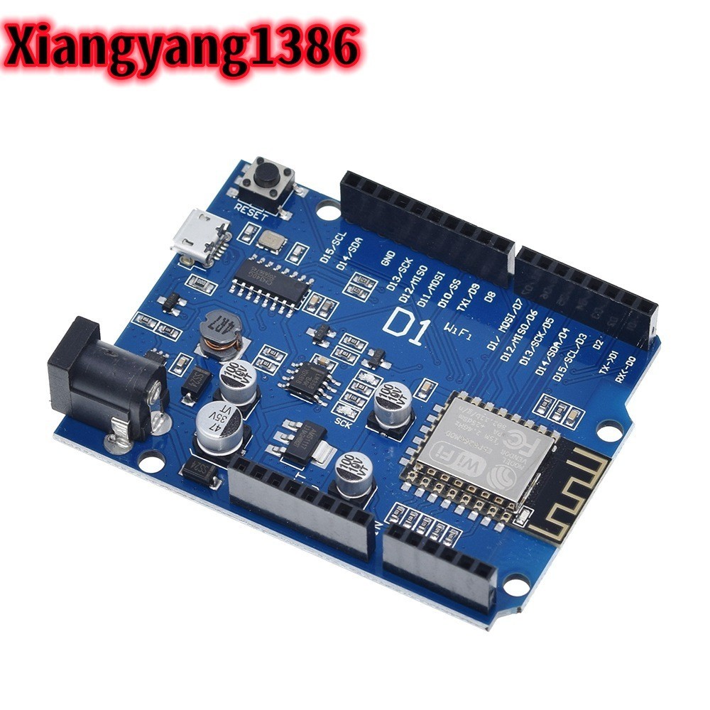 ESP-12E WeMos D1 UNO R3 CH340 CH340G WiFi Development Board Based ESP8266 Shield Smart ...