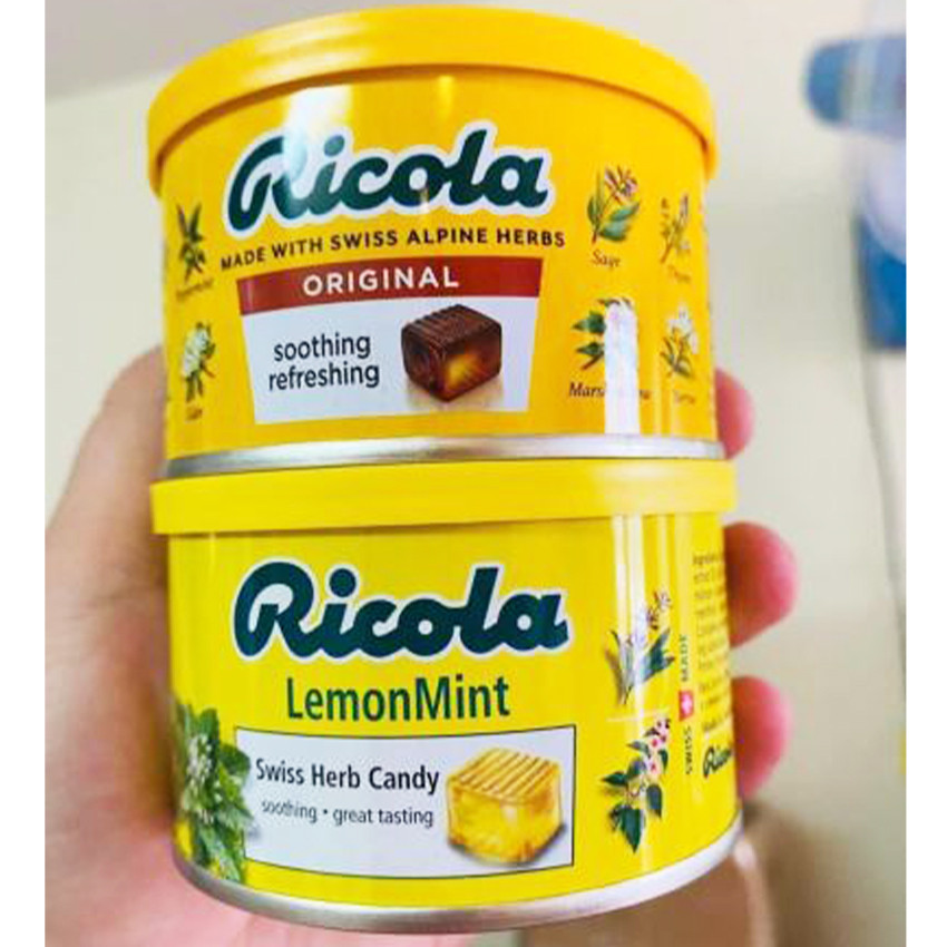 Ricola Original Herb And Lemon Mint Herbal Candy 100g | Shopee Philippines