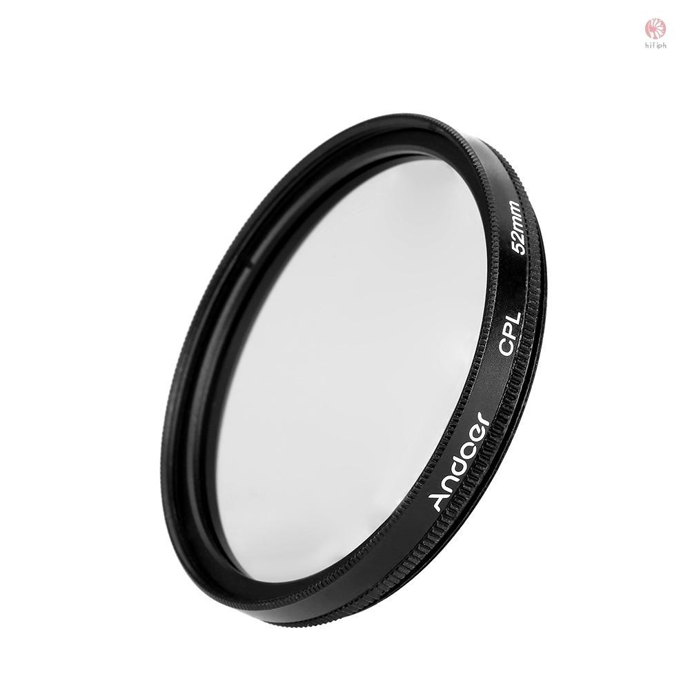Andoer 52mm Digital Slim CPL Circular Polarizer Polarizing Glass Filter ... Andoer 52mm Digital Slim CPL Circular Polarizer Polarizing Glass Filter ...