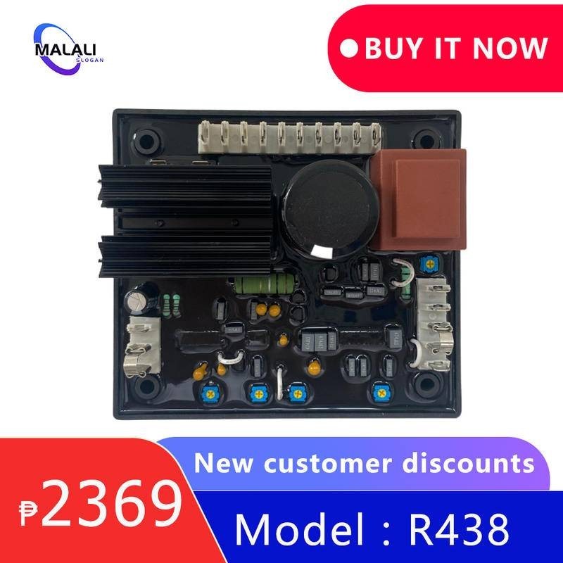AVR R438 Brushless Type Generator Automatic Voltage Regulator Genset Stabilizer | Shopee Philippines