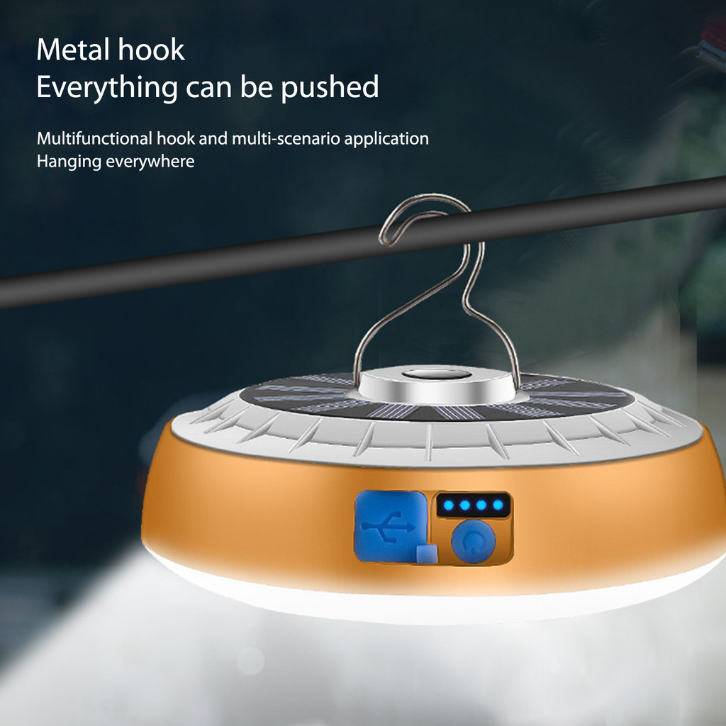 Solar Charging Light Super Bright LED Camping Light Tent Light Night ...