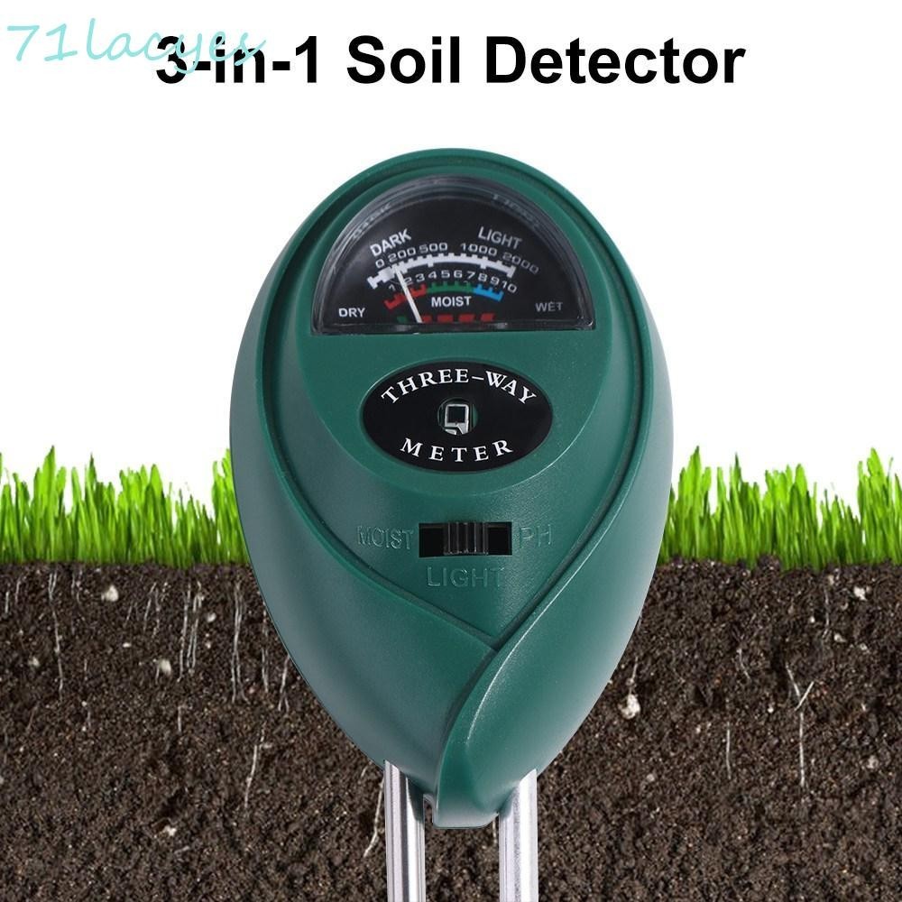 LACYES Soil Detector, 3 in1 PH Tester Soil Moisture Meter, Sensor Tool ...