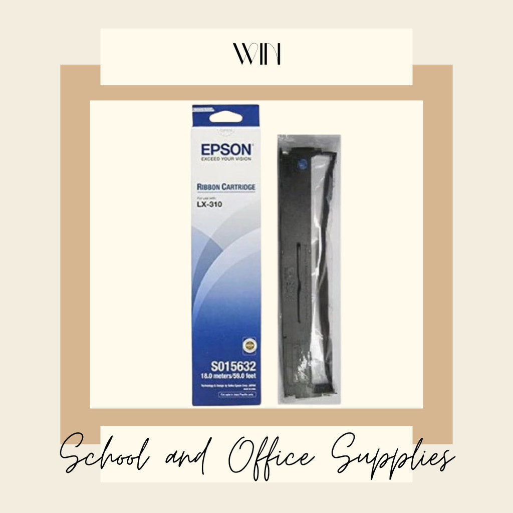 Epson LX-310 & epson LQ-310 Ribbon Cartridge SO15632 ORIGINAL | Shopee ...