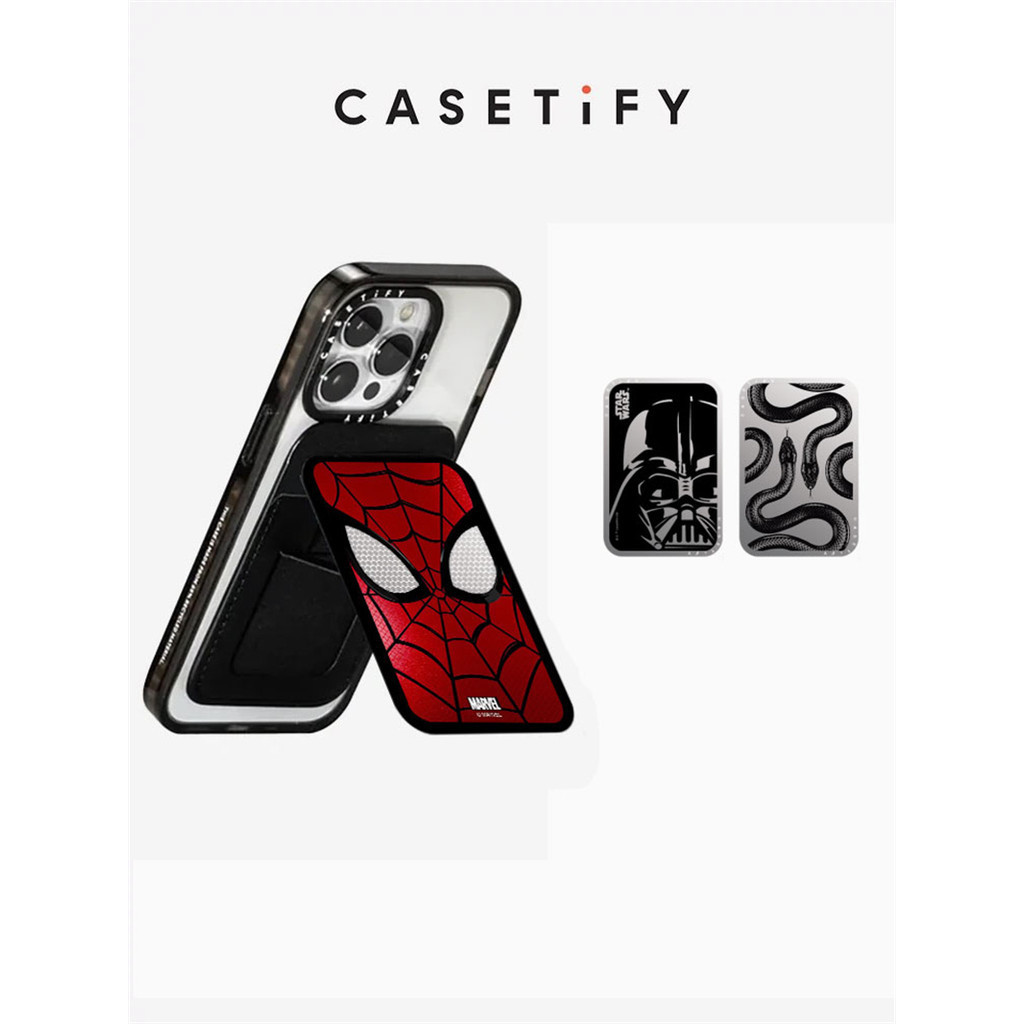 CASETIFY【Marvel Spider Man Star Wars snake】Snappy Cardholder Stand ...