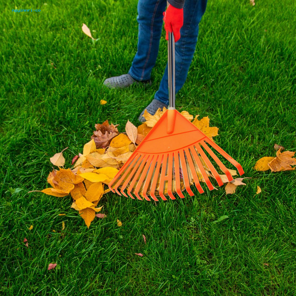Grass Rake Outdoor Camping Rake Adjustable Non-slip Garden Rake Easy ...
