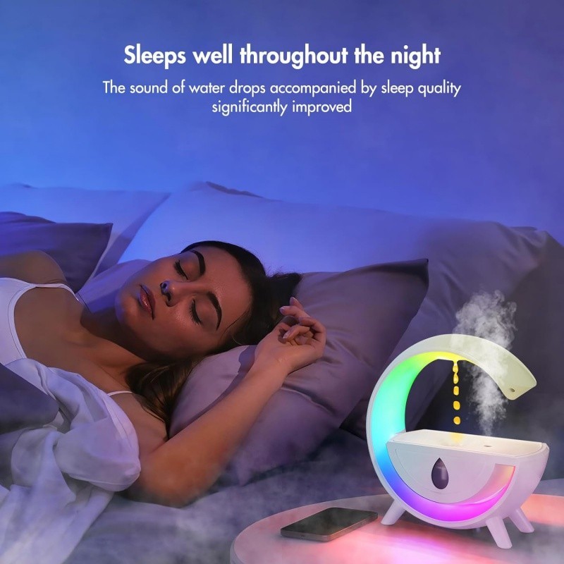 Blingbin Anti Gravity Humidifier, 350ML Cool Mist Humidifier, Quiet Air ...