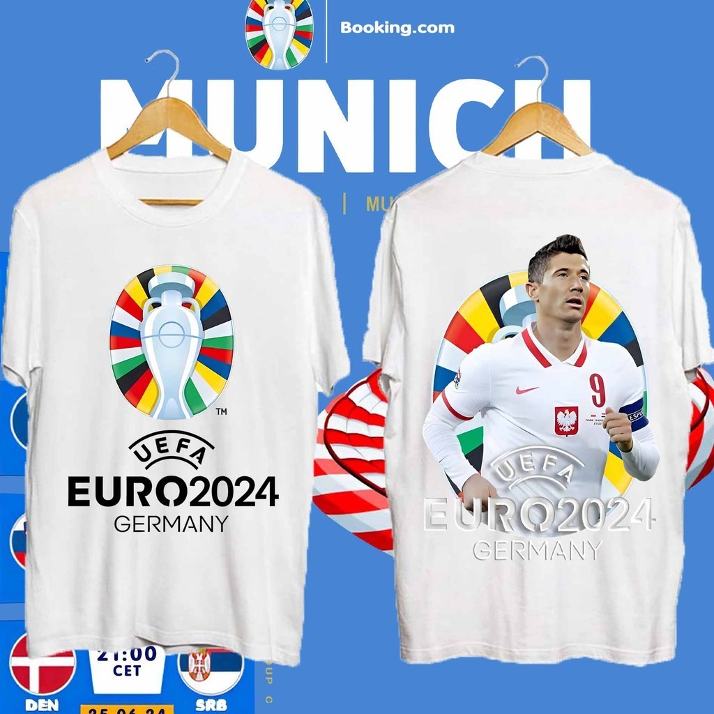 New Style 2024 uefa european football championship Robert Lewandowski ...