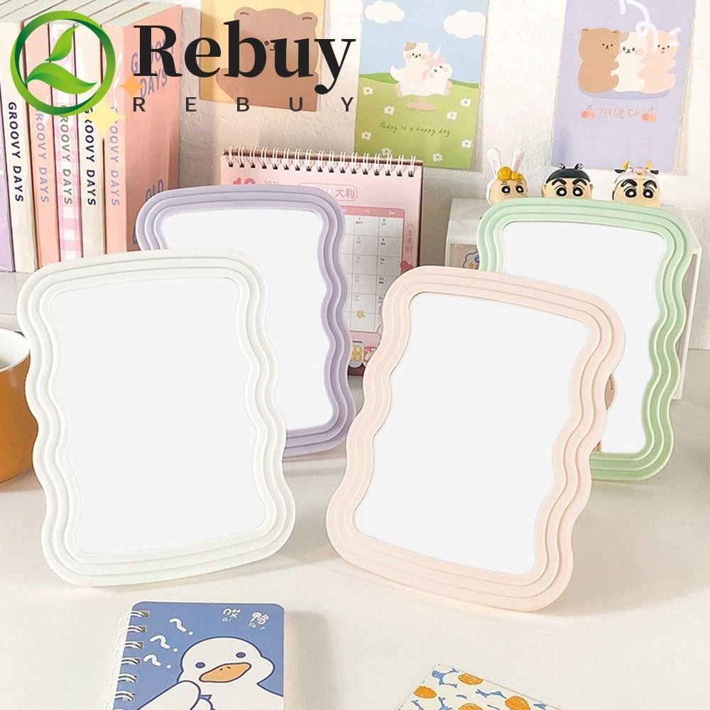 REBUY Water Ripple Makeup Mirrors, Cute Irregular Vanity Mirror ...