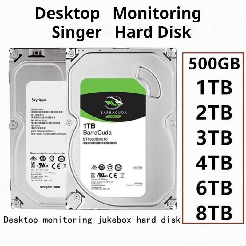 1TB 2TB 3TB 4TB 6TB Hard Disk HDD 7200rpm 128MB Cache SATA III 3.5" Desktop Server Monitoring ...