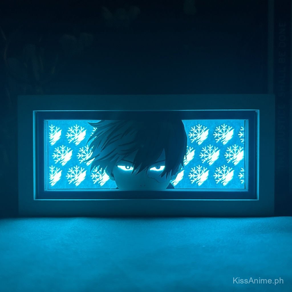 My Hero Academia Shoto Todoroki Photo Frame Paper Sculpture Lamp ...