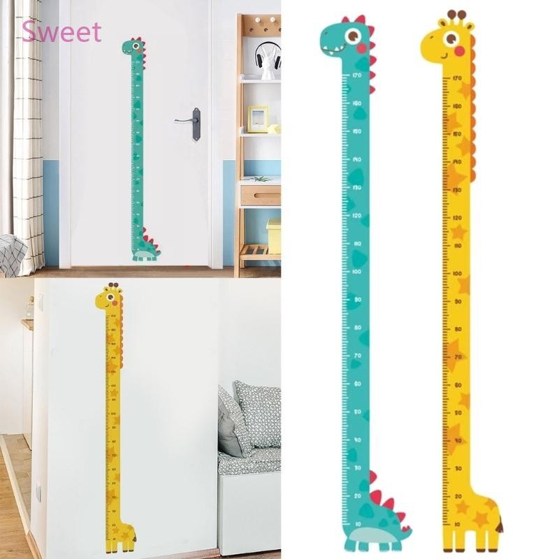 Sweet Colorful Height Sticker Easy to Apply Kids Growth Chart Decal ...