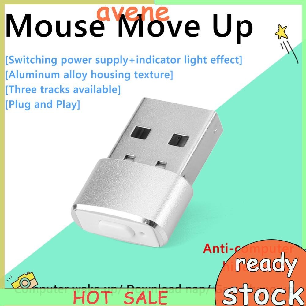 Mini Automatic Mouse Jiggler Undetectable USB Automatic Move Cursor for ...
