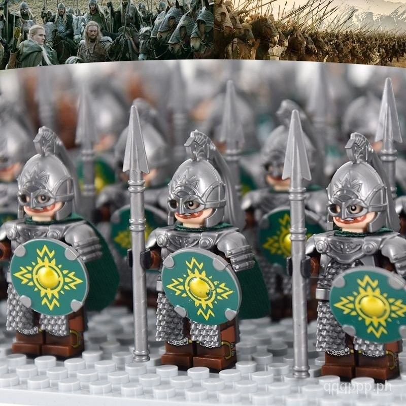 Compatible with Lego Lord of the Rings Rohan Royal near-Guard Knights ...