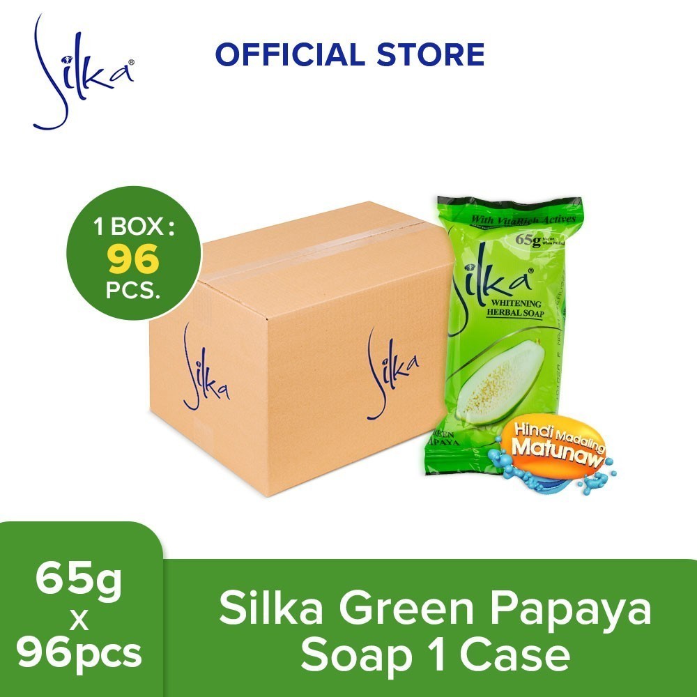 Silka Green Soap 65g by 96pcs (1case) | Shopee Philippines