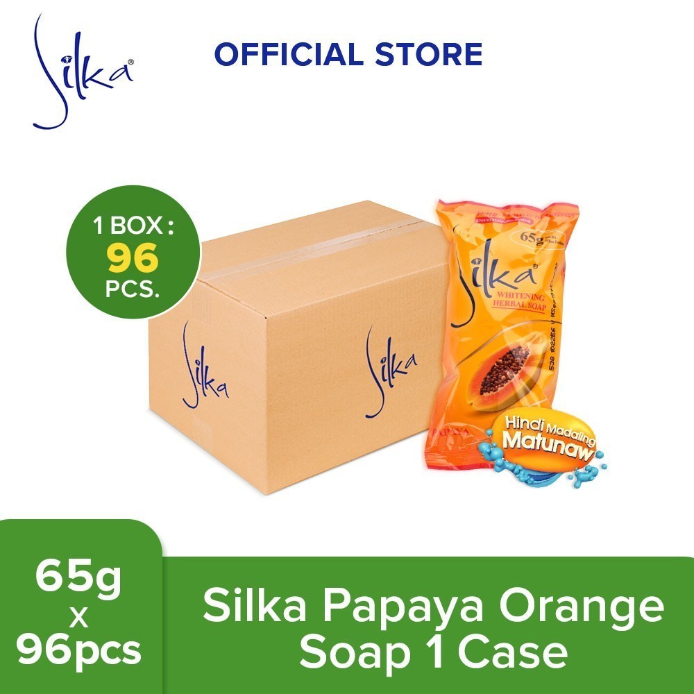 Silka Orange Papaya Soap 65g by 96pcs (1case) | Shopee Philippines