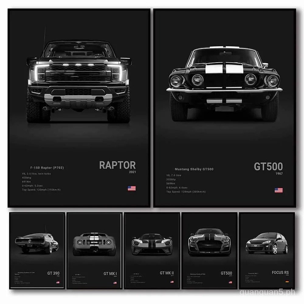 Pop Off Road Car Face Photography Poster Aesthetic Luxury MK1 RS GT500 ...