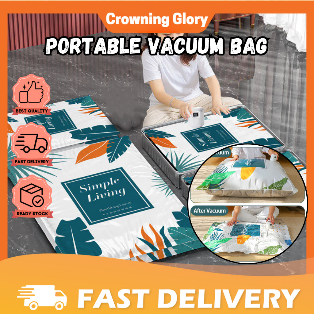 Portable Vacuum Bag Plastic Vacuum Electric Pump Bag Vacuum Storage Bag ...