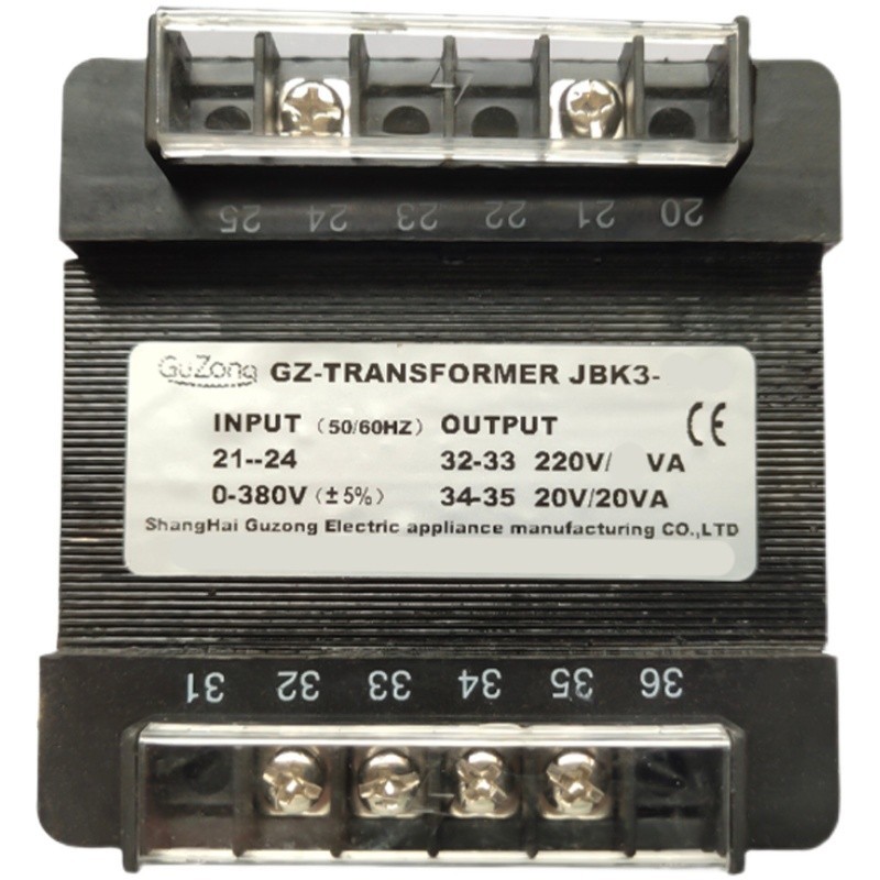 Control transformer JBK3 series 380 to 220V for distribution box of ...