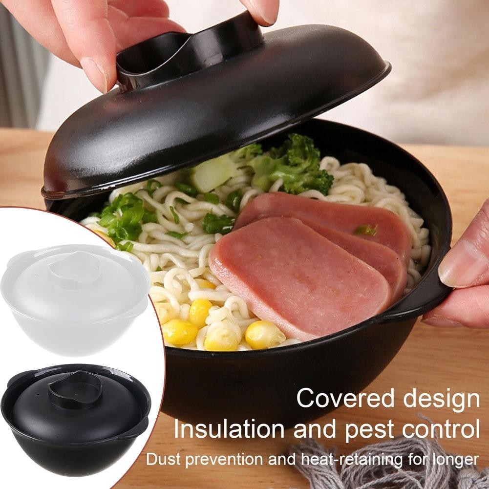 Ramen Bowl Microwavable Instant Noodle Bowl With Lid Heat Resistant ...
