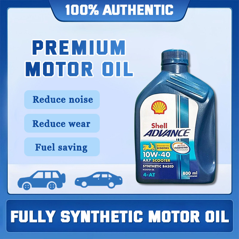 High-Lubricity Shell Advance BLUE 800ML Motorcycle Engine Oil | Shopee ...