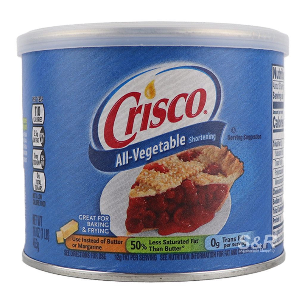 BlueChip Crisco All-Vegetable Shortening 453g | Shopee Philippines