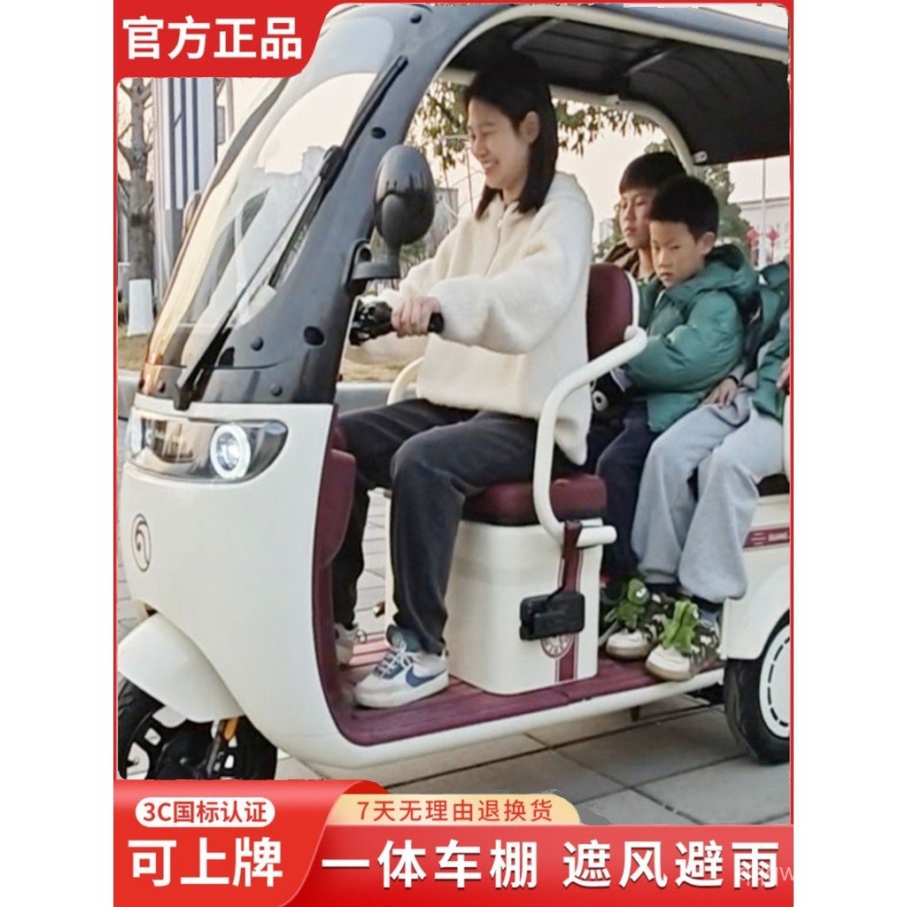 New Model Covered Electric Tricycle for Home Use, Small Electric ...
