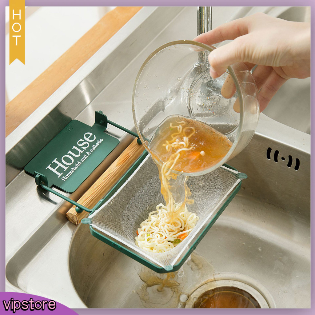 (VIP) Sink Corner Strainer Sink Filter Shelf with Fine Mesh Hole and ...