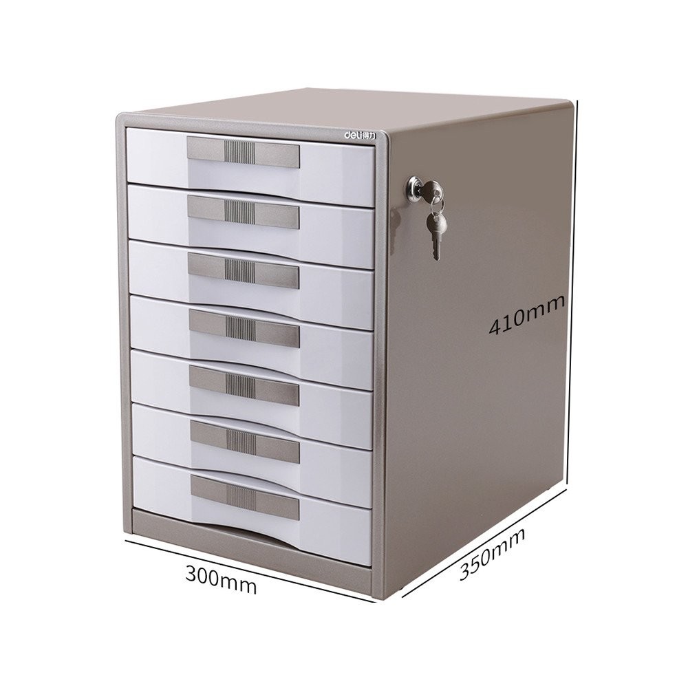 Deli Lockable Desktop File Cabinet Drawer Type Multi-layer ...