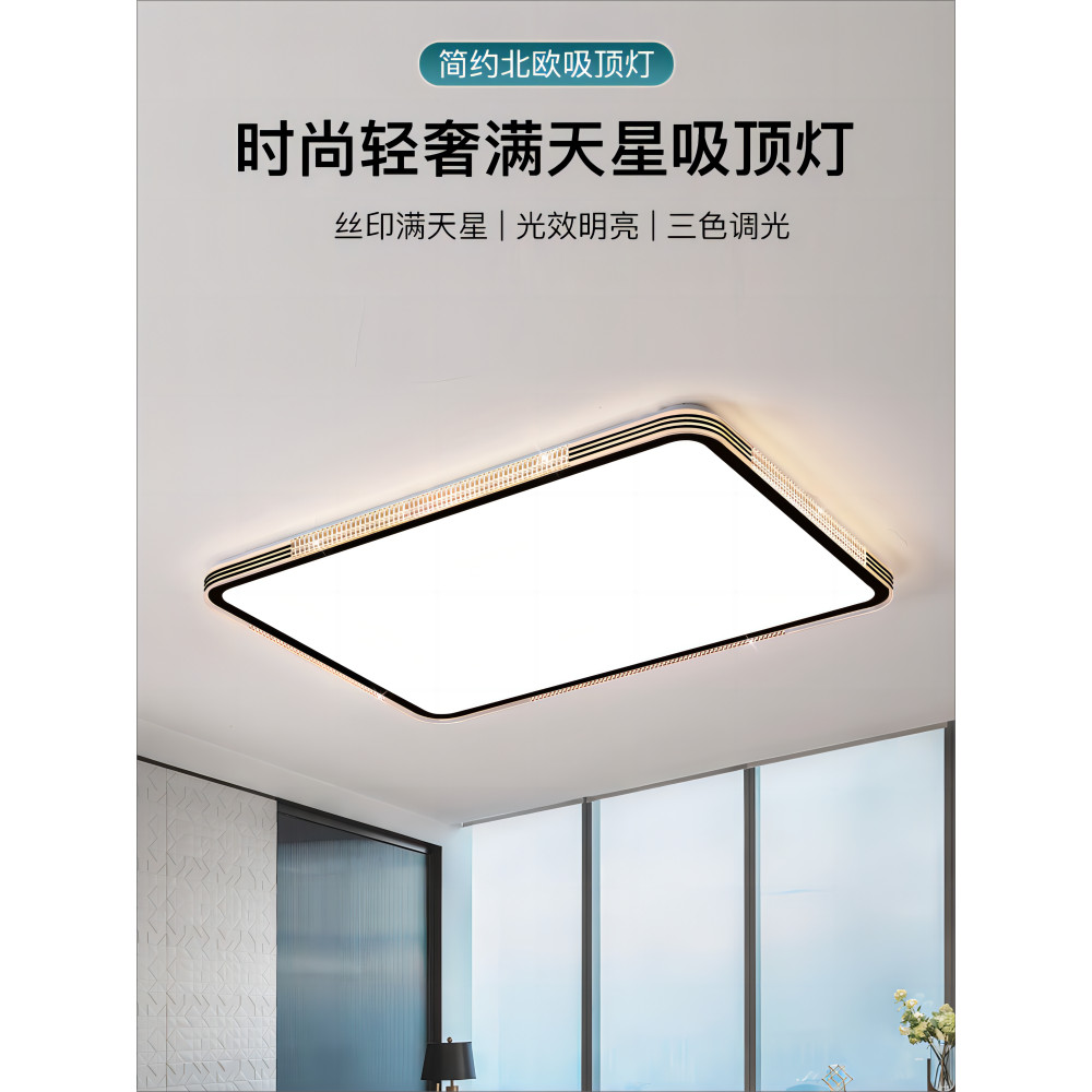 LED Master Bedroom Light Modern Simple Elegant Living Room Light Eye ...