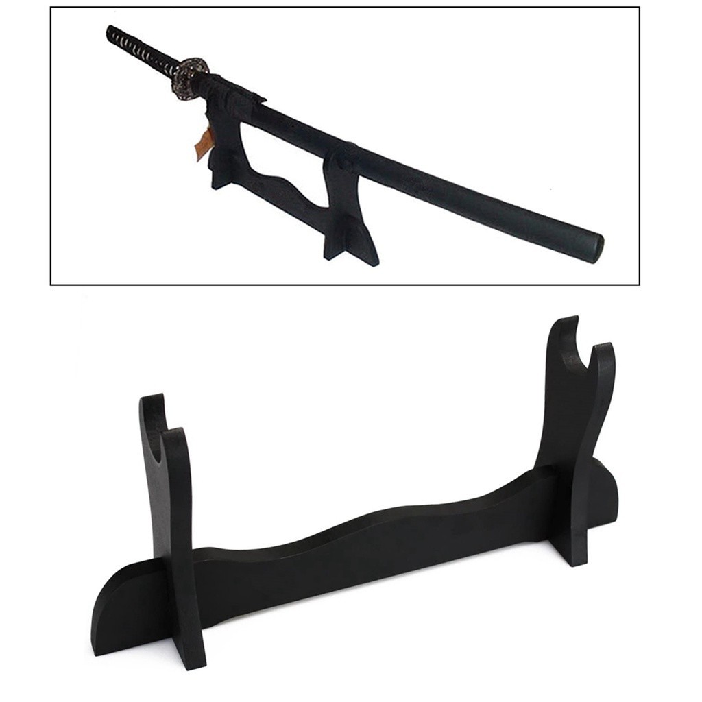 1/2/3 Layers Samurai Sword Bracket Wooden Display Stand Sword Rack For ...