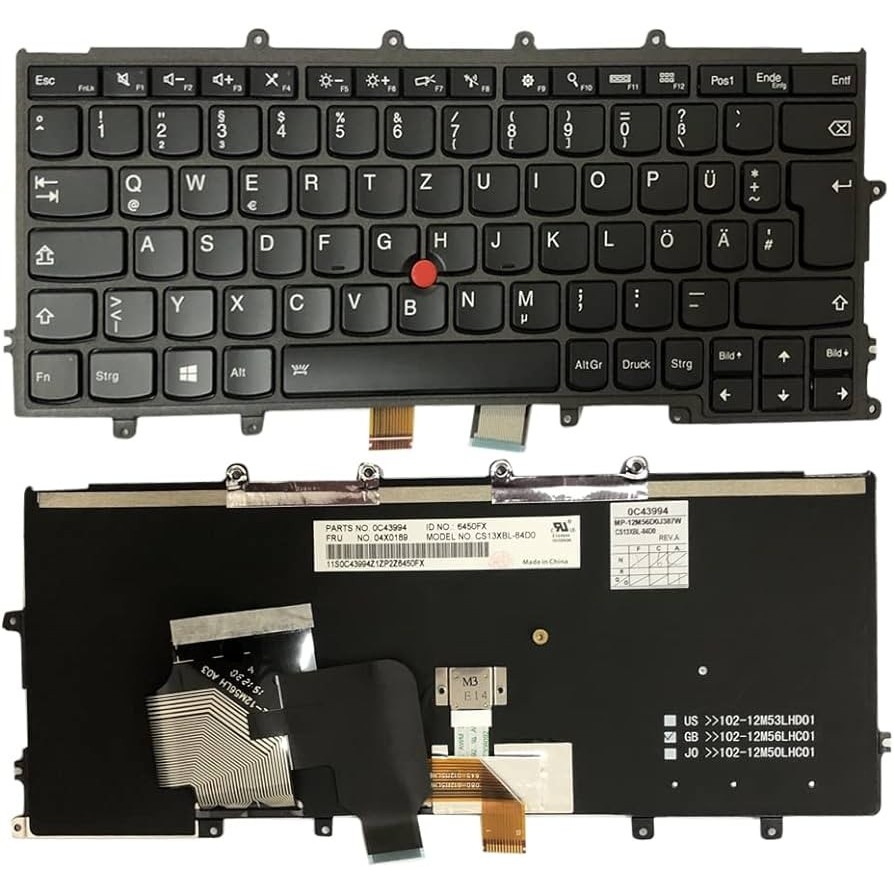 Thinkpad X240 X240S X250 X260 X270 Backlit Series Keyboard | Shopee ...