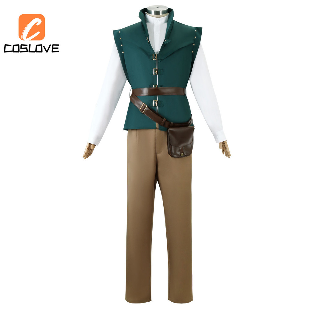 Anime Movie Flynn Rider Cosplay Clothing Full Set Costume Suit For Man ...