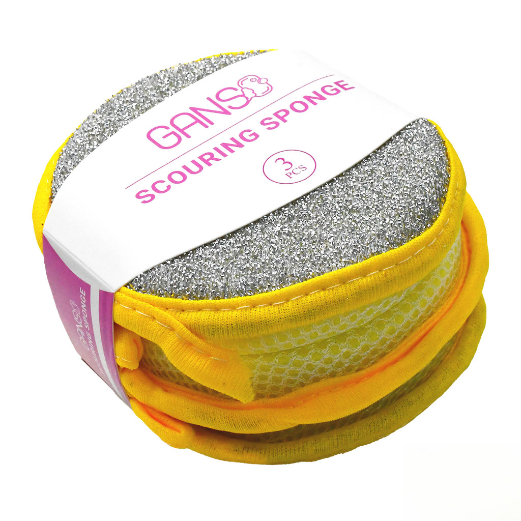 Ganso Double Sided Dishwashing Sponge / Dish Scrub Sponge / Cleaning ...