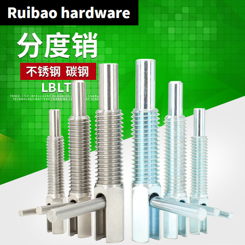 Spring Pull Pin LBLT Spring Knob Plug Split Pin L-Shaped Coarse Thread ...