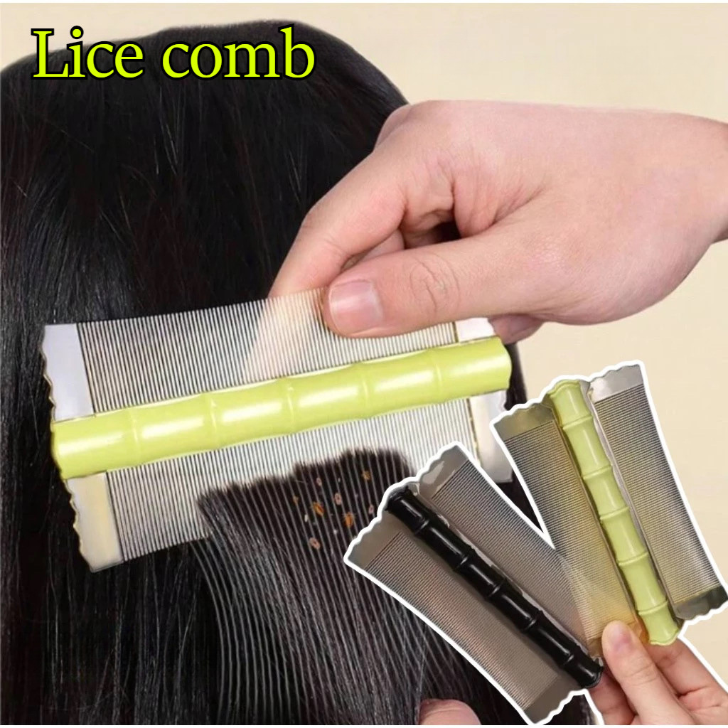Thick Hair Flea Comb Double-Sided Fine Teeth Lice Comb Fine Tooth Comb ...