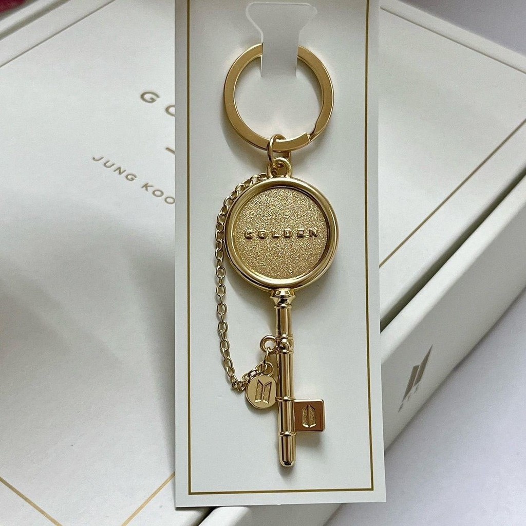 Kpop Idol Jungkook GOLDEN Key Ring Korean Fashion Keychains Accessories ...