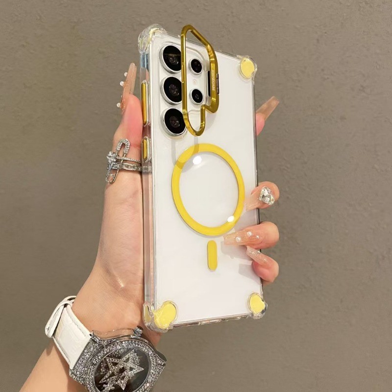 Luxury Candy Color Magnetic Phone Case for Samsung S26 S25 S24 S23 ...