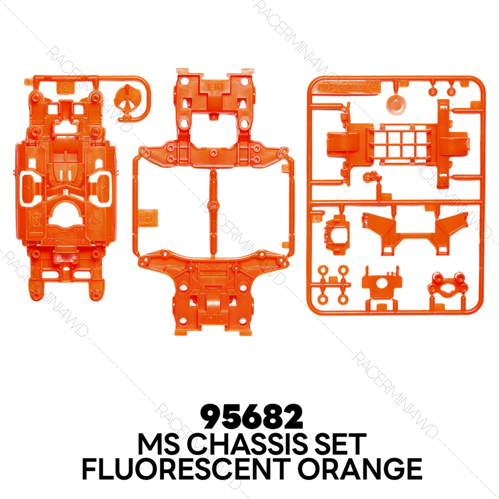TAMIYA Mini 4WD MS Chassis Set (Fluorescent Orange) 95682 | Shopee ...
