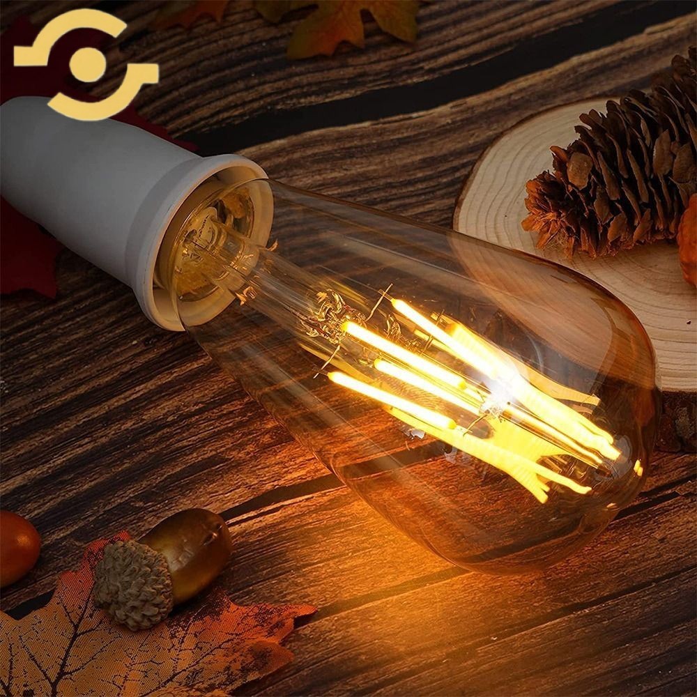 2025 New Brown Edison LED Replacement bulb Retro Industrial Wind Amber ...
