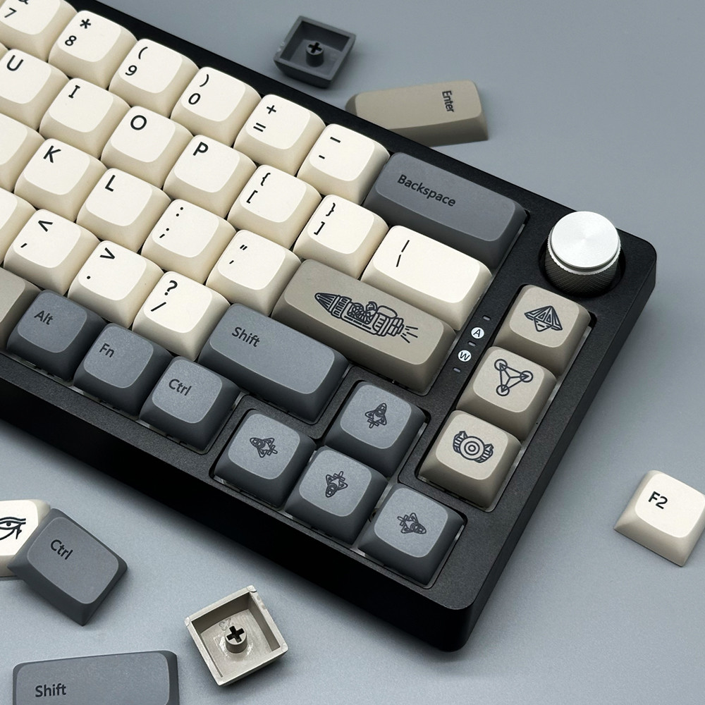 Rocket Keycaps 123Keys/Set PBT XDA Profile Custom Keycaps for Gateron ...